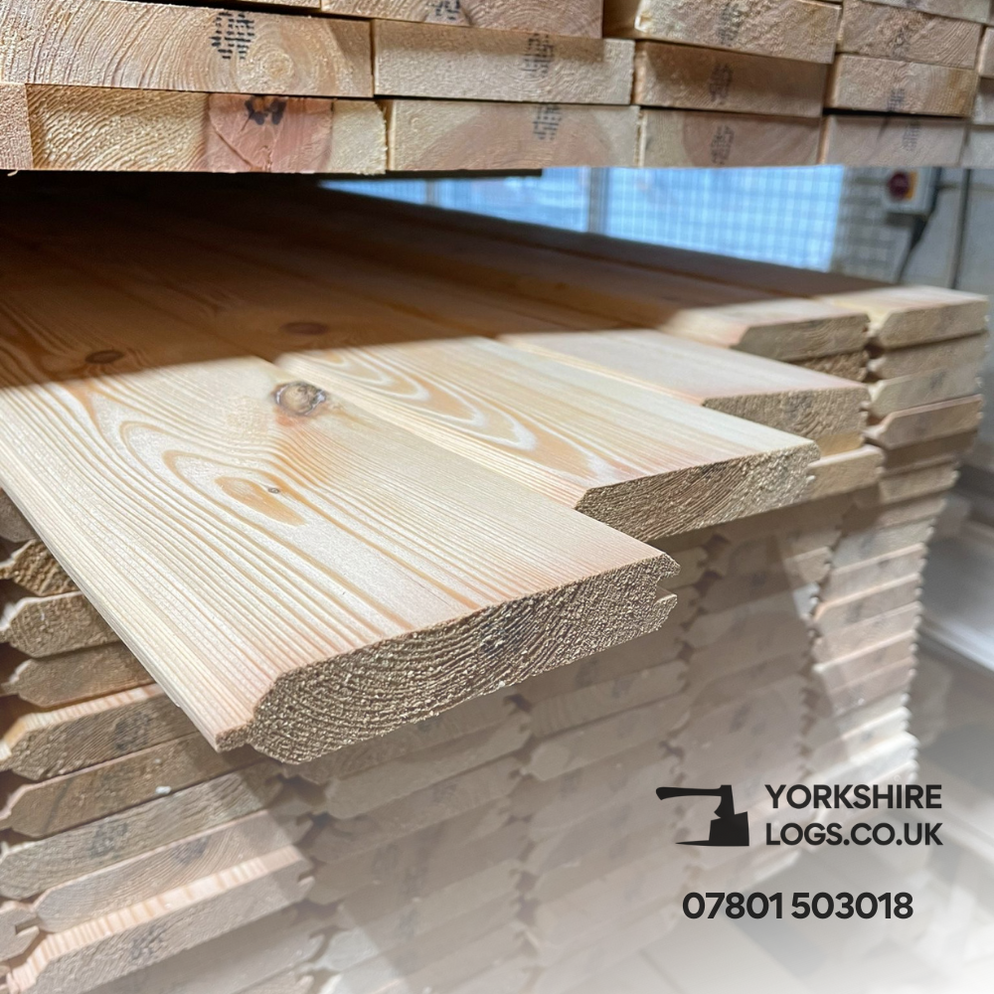 V Tongue & Groove Cladding — Yorkshire Logs