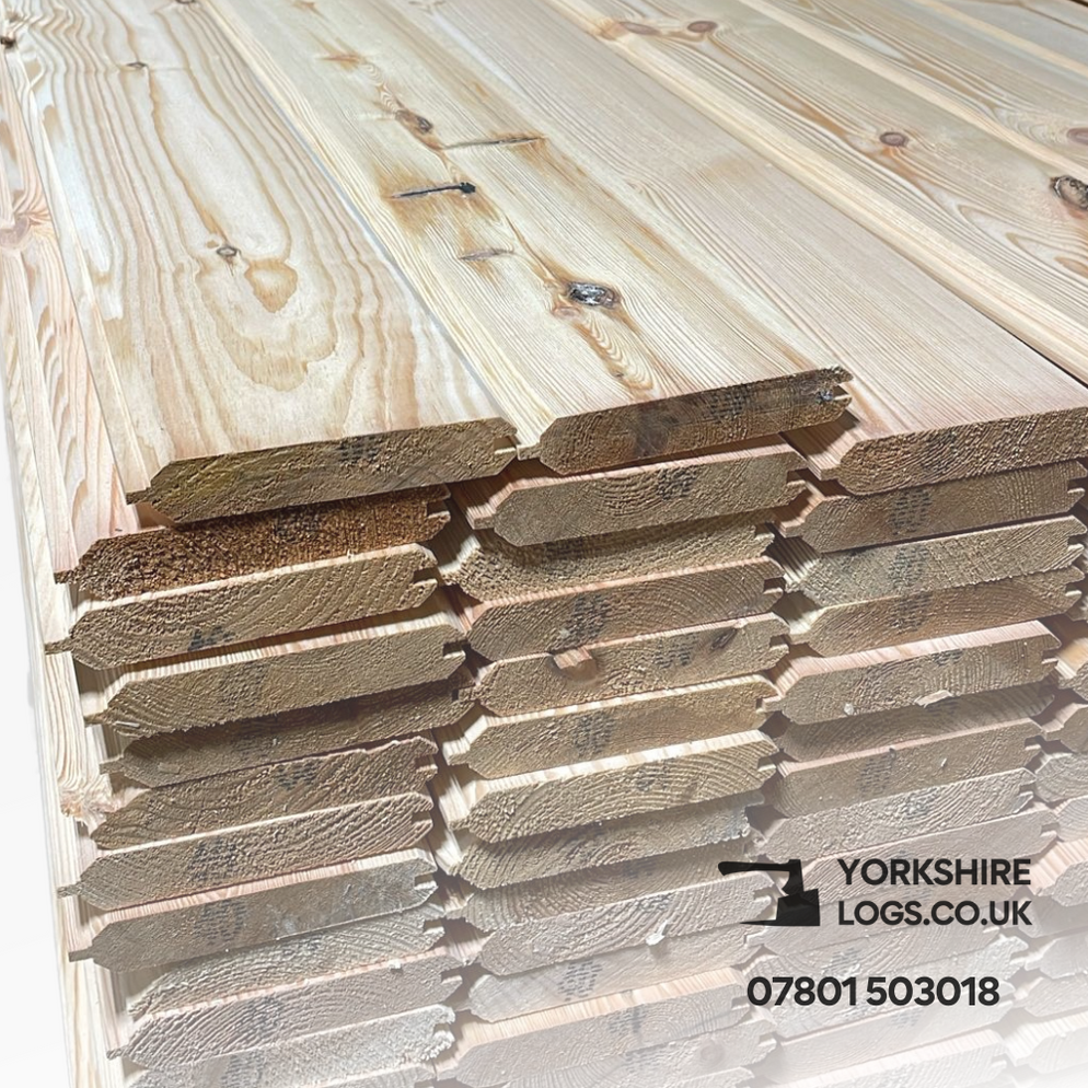 V Tongue & Groove Cladding — Yorkshire Logs