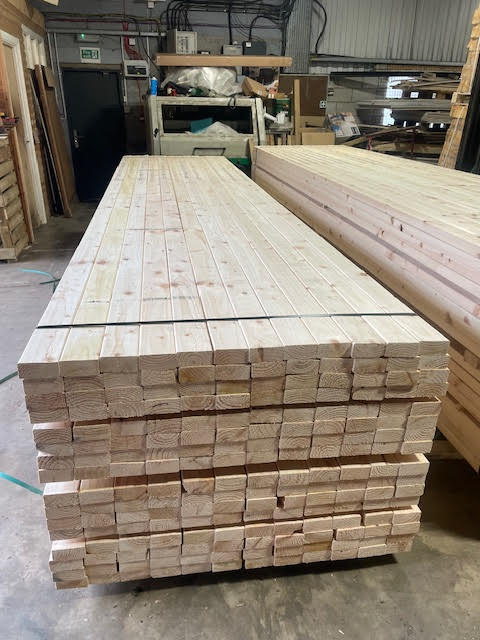 4X2 TIMBER STUDWORK GRADED C16 - 4.8M LENGTHS - £11 — Yorkshire Logs